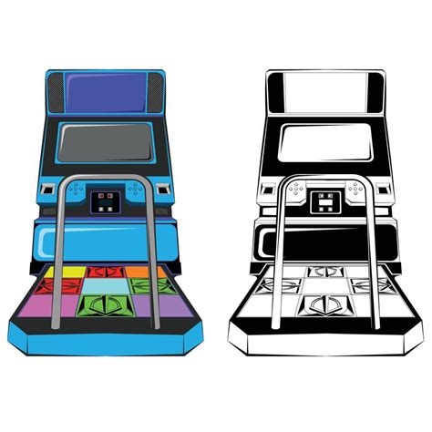 Arcade Dance Game Dance Revolution 44266077 Vector Art At Vecteezy