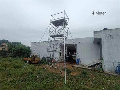 4 Meter Aluminium Double Width Scaffolding At ₹ 80000piece Aluminum