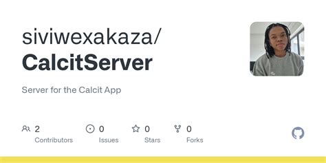 Github Siviwexakazacalcitserver Server For The Calcit App