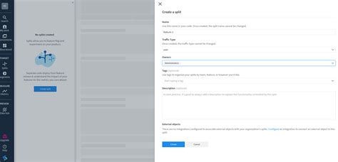 Implementación de feature flags con split