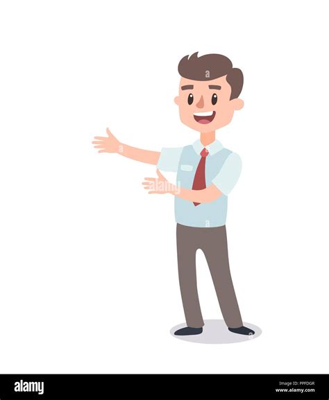 Businessman Character Set Animate Character Male Personage