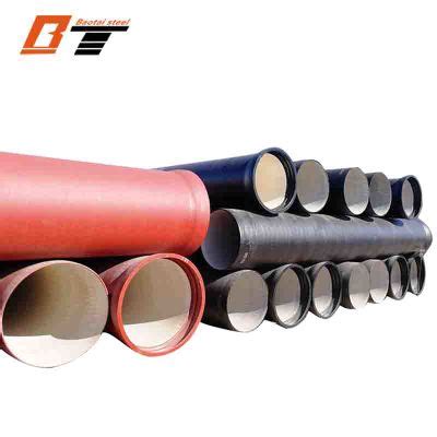 High Quality C40 C30 C25 K9 3 Inch Red BS En 598 Ductil Iron Pipe