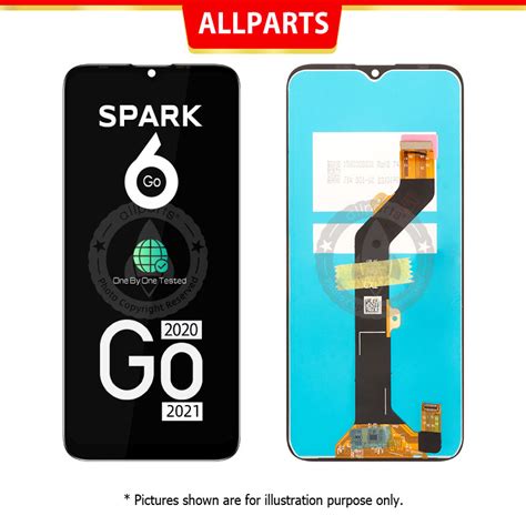 Allparts Display For Tecno Spark 6 Go 2020 2021 Lcd Touch Screen