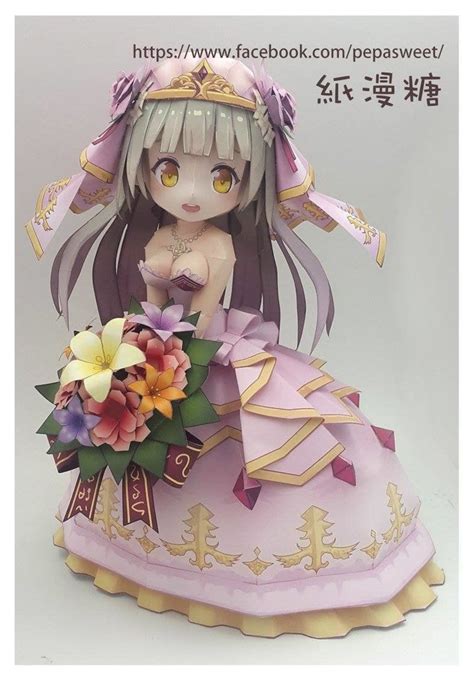 Papercraft Pdf Anime Vtuber Rushia Papercraft Pepakura 3d Model Paper
