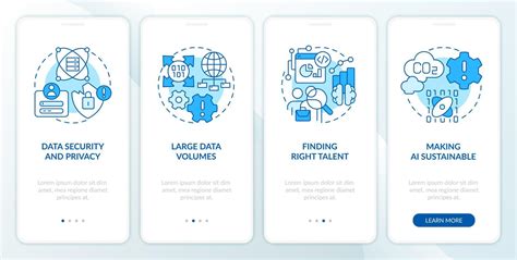 Data Science Challenges Blue Onboarding Mobile App Screen Development Walkthrough 4 Steps