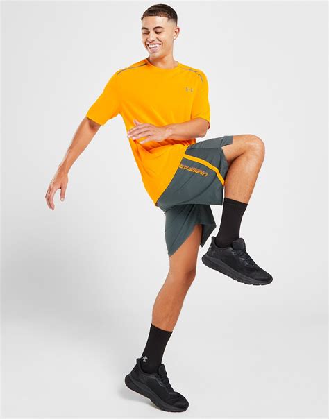 Grey Under Armour Launch Wordmark Shorts Jd Sports