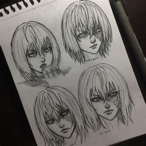 Meryart On Instagram Mello Sketches 🍫 Mellodeathnote