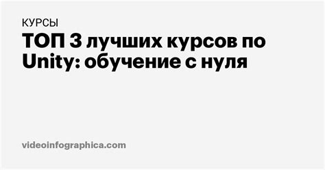 ТОП 3 лучших курсов по Unity обучение с нуля