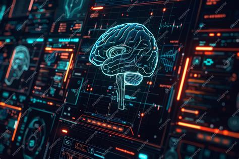 premium photo concept of ai artificial intelligence deep learning gui
