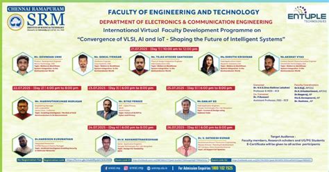 Convergence Of Vlsi Ai And Iot Shaping The Future Of Intelligent Systems Srm Ramapuram
