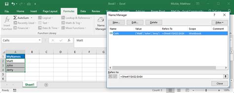 Vba To Create Named Ranges Microsoft Community Hub