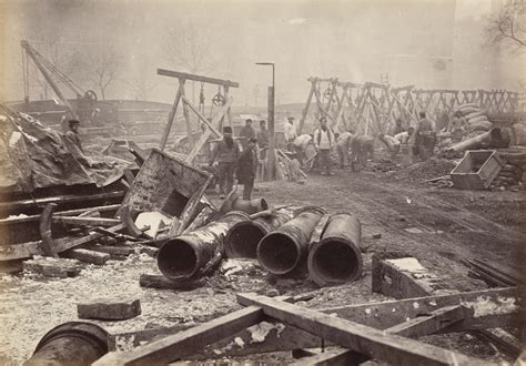 Construction Of The Metropolitan Railway Circa 1861 ~ Vintage Everyday