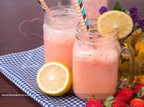 Batida De Abacaxi Com Morango Sem álcool Receitas De Minuto A