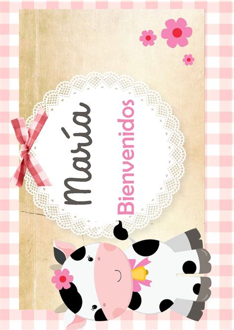 La Vaca Lola Digital Kit Deco Party Printable Etsy