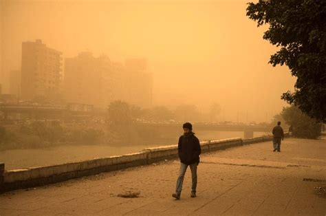 Las Apocalípticas Imágenes Que Dejó Una Tormenta De Arena En El Cairo