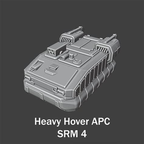 Free Stl File Battletech Heavy Hover Apc Proxy 🎲 ・3d Printer Model To
