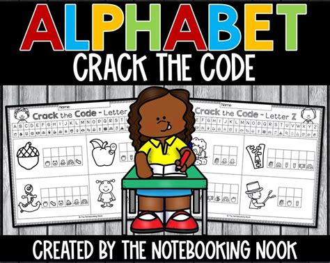 Alphabet Crack The Code Etsy