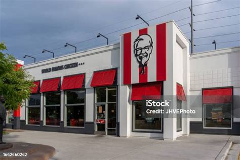미국 유타주 솔트레이크시티에 있는 세계 최초의 Kfc 레스토랑 Kentucky Fried Chicken에 대한 스톡 사진 및
