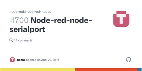 Node Red Node Serialport Issue 700 Node Red Node Red Nodes GitHub