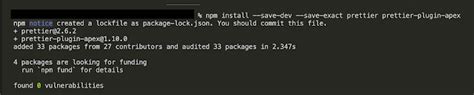 How To Setup Prettier For Apex In Vscode Sfdc Stop