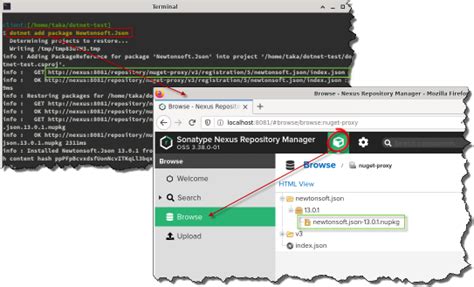 If We Now Add A Package We Can See It Appear In The Nexus Admin
