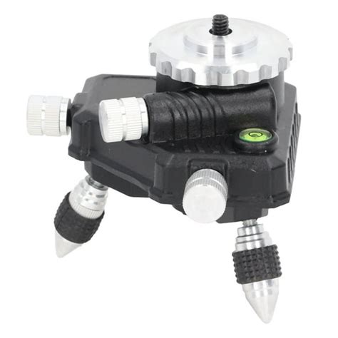 Level Adjustment Base 360° Rotatable Fine Tuning Adapter For Laser Leveling Tripod Connector