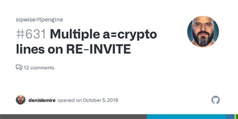 Multiple A Crypto Lines On RE INVITE Issue 631 Sipwise Rtpengine