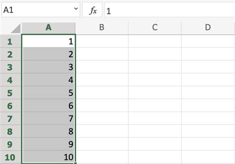 Excel Fill
