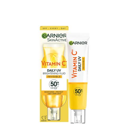 Garnier Vitamin C Daily Uv Brightening Fluid Invisible Spf 50 40ml