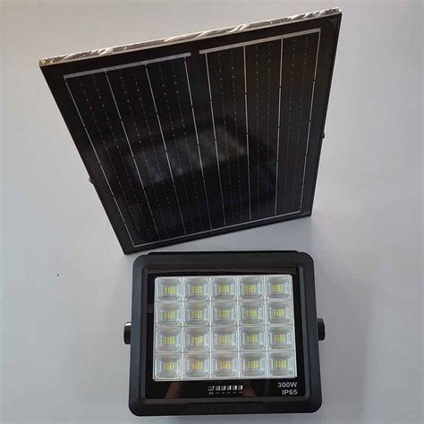 Led прожектор уличный на солнечных батареях 300 Вт. купить