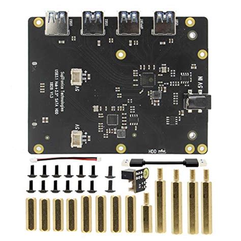 Geekworm For Raspberry Pi Model B B B NAS SATA Adapter Stackable X USB SATA HDD