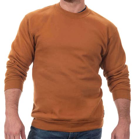 Versatile Comfort Mens Crew Neck Sweatshirts Collection Blade Blue