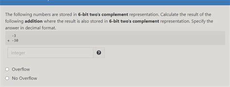 Solved The Following Numbers Are Stored In Bit Two S Chegg