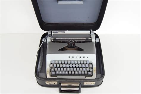 Mid Century Typewriter From Consul 1960s For Sale At Pamono