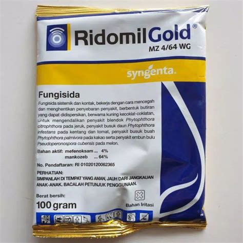 Fungisida Ridomil Gold Mz 4 64 Wg 100gram Lazada Indonesia