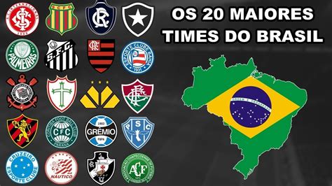 Ranking Atualizado Os Maiores Clubes Do Brasil Youtube