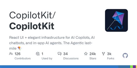 Github Copilotkitcopilotkit React Ui Elegant Infrastructure For