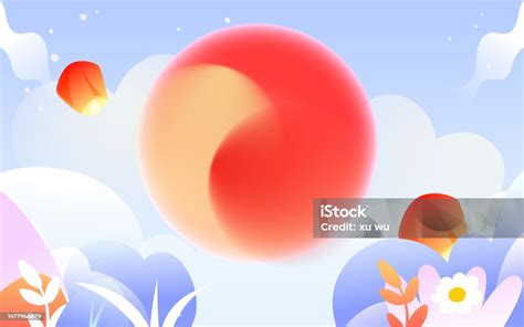 발렌타인 데이 커플 하트와 꽃이 있는 배경 벡터 일러스트 레이 션 Tanabata Festival에 대한 스톡 벡터 아트 및