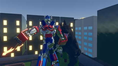 Transformersvsgodzilla