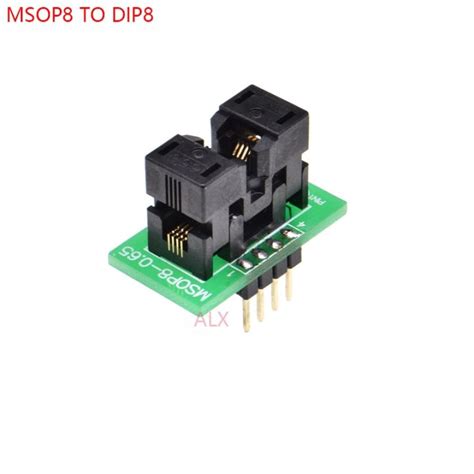 1PCS MSOP8 TO DIP8 Programmer Adapter Socket MSOP TO DIP CONVERTER MCU