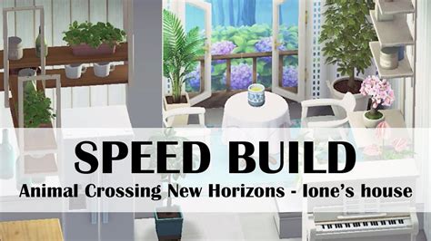 Animal Crossing New Horizons Speed Build Iones House Youtube