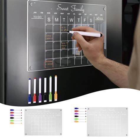 ORGANISEZ VOTRE VIE Avec Un Tableau De Bord Acrylique Transparent Pour