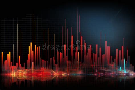 Abstract Business Stock Market Charts And Graphs Stock Illustration