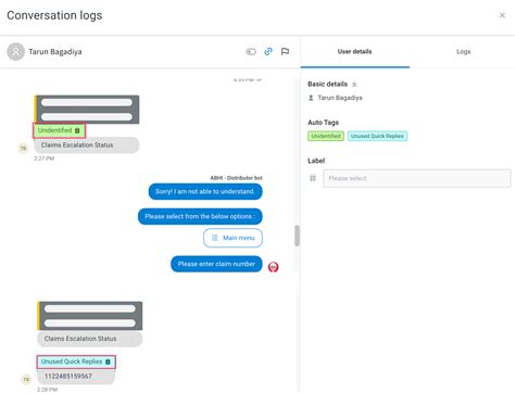 Conversation Logs Yellow Ai