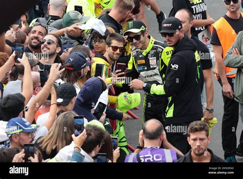 Valentino Rossi Meeting Fans At Festival Of Speed Festival De
