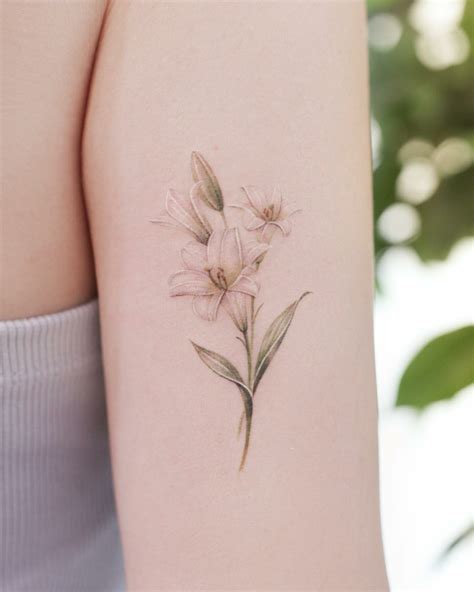 Beautiful Lily Tattoo Ideas To Inspire You In