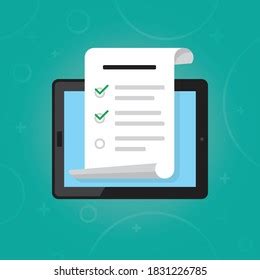 Survey Checklist Form Complete Task List Stock Illustration 1532329619