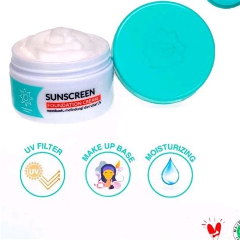 Jual Viva Sunscreen Foundation Cream 22gr Shopee Indonesia