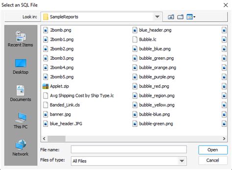 Creating And Importing Sql Statements Logi Analytics