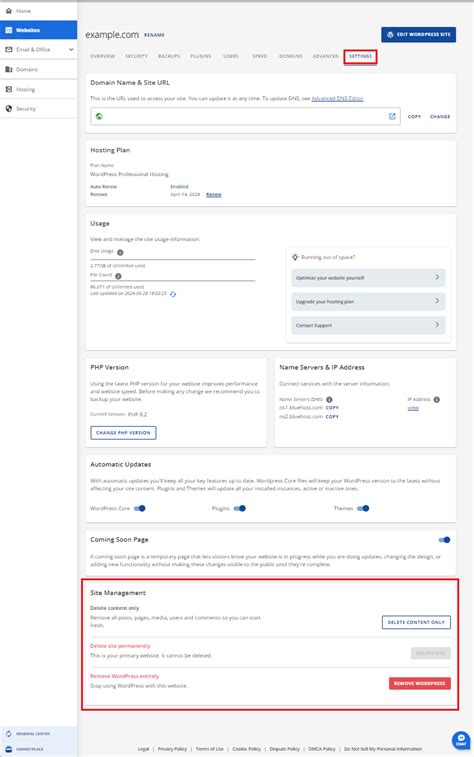 How To Uninstall WordPress